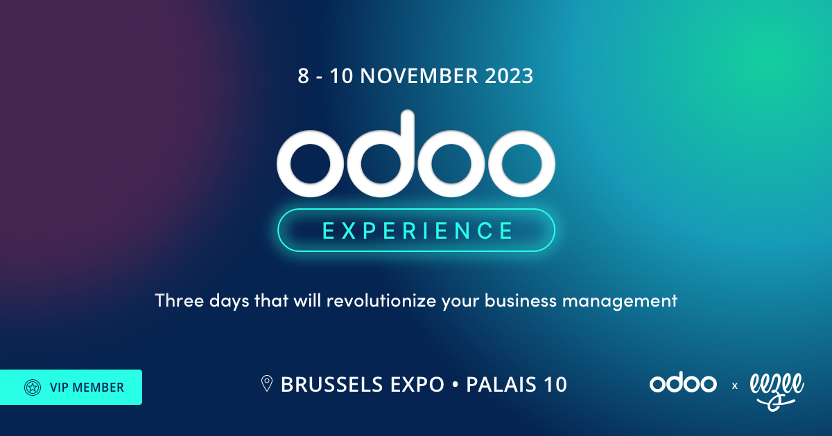 Odoo Experience 2023 | Eezee Belgique
